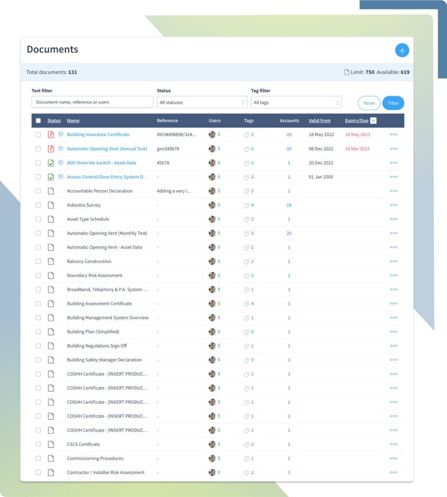 Building Safety Case Report Software